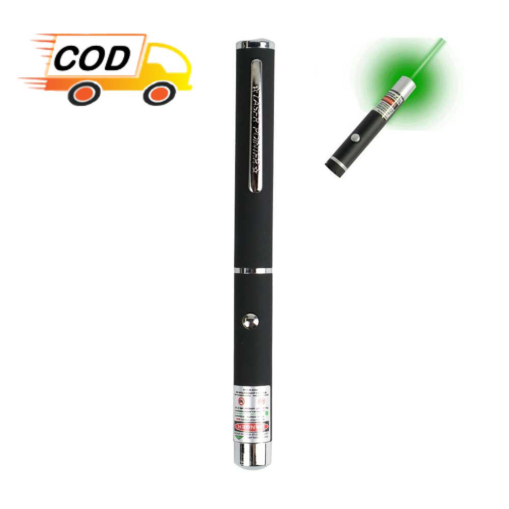 Jual Senter Laser Pointer Pen Merah Hijau Terang Jarak Jauh 3.6 km Unik ...