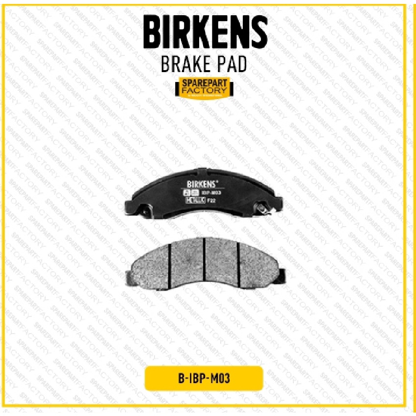 Jual BIRKENS BRAKE PAD - KAMPAS REM DEPAN ISUZU TRAGA (2018-2022) | Shopee Indonesia