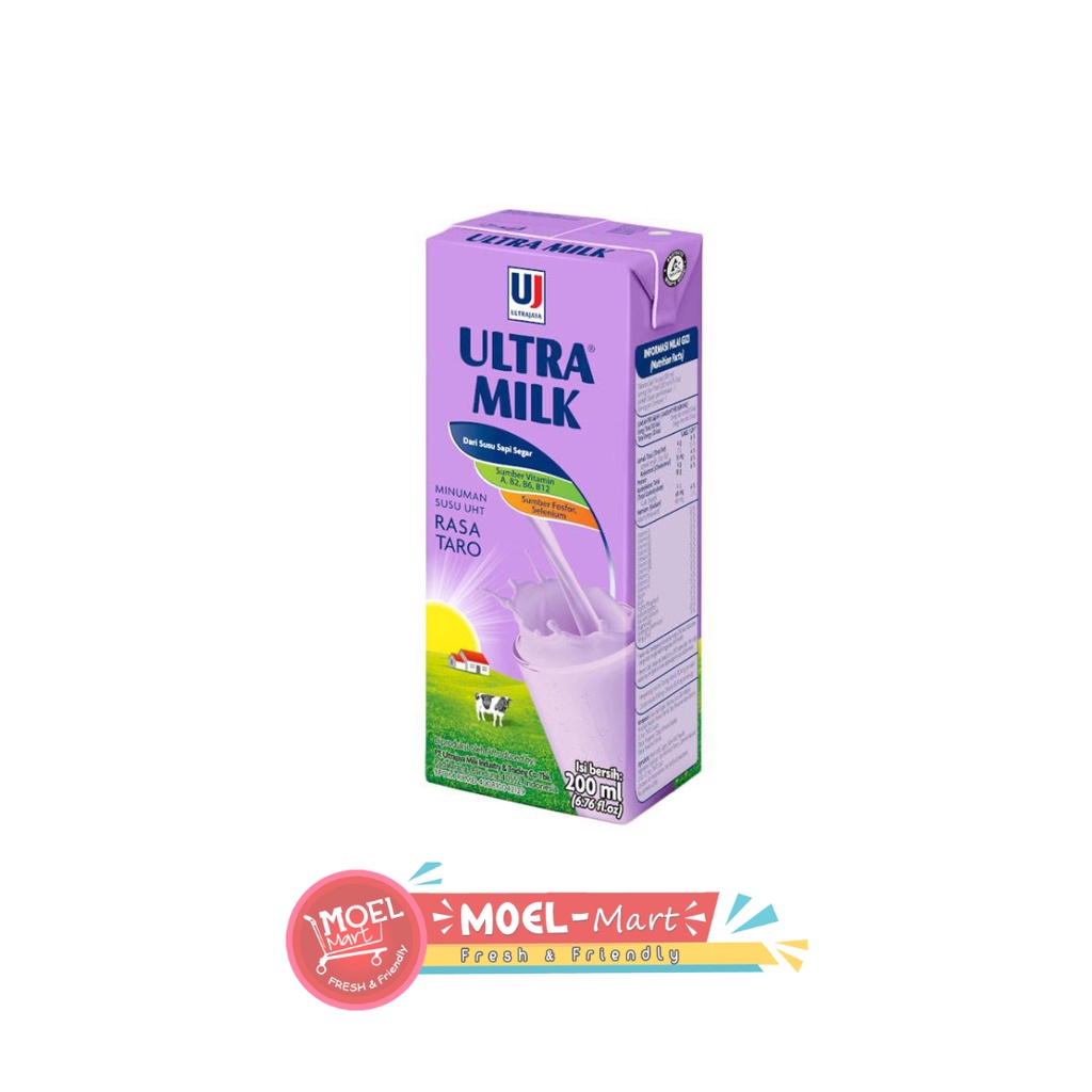 Jual ULTRA MILK Uht Rasa Taro 200ml | Shopee Indonesia