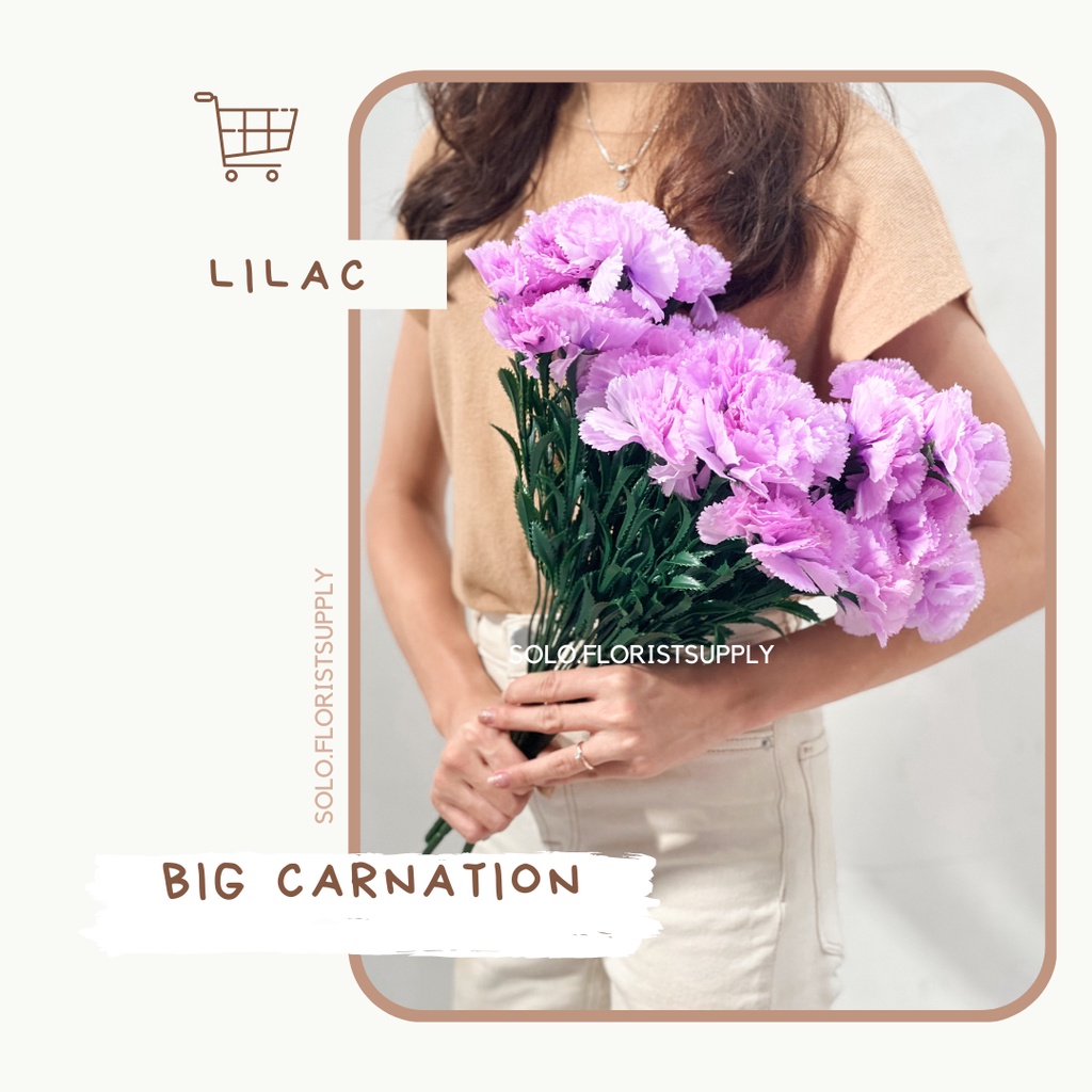 Jual BIG CARNATION BOUQUET X6 ARTIFICIAL FLOWER BUNGA PALSU BUNGA ...
