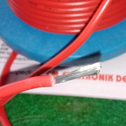 Jual kabel AWG12 AWG 12 diamater serabut 4mm made in JAPAN merah per meter pcmelektrob9090 Buru ...