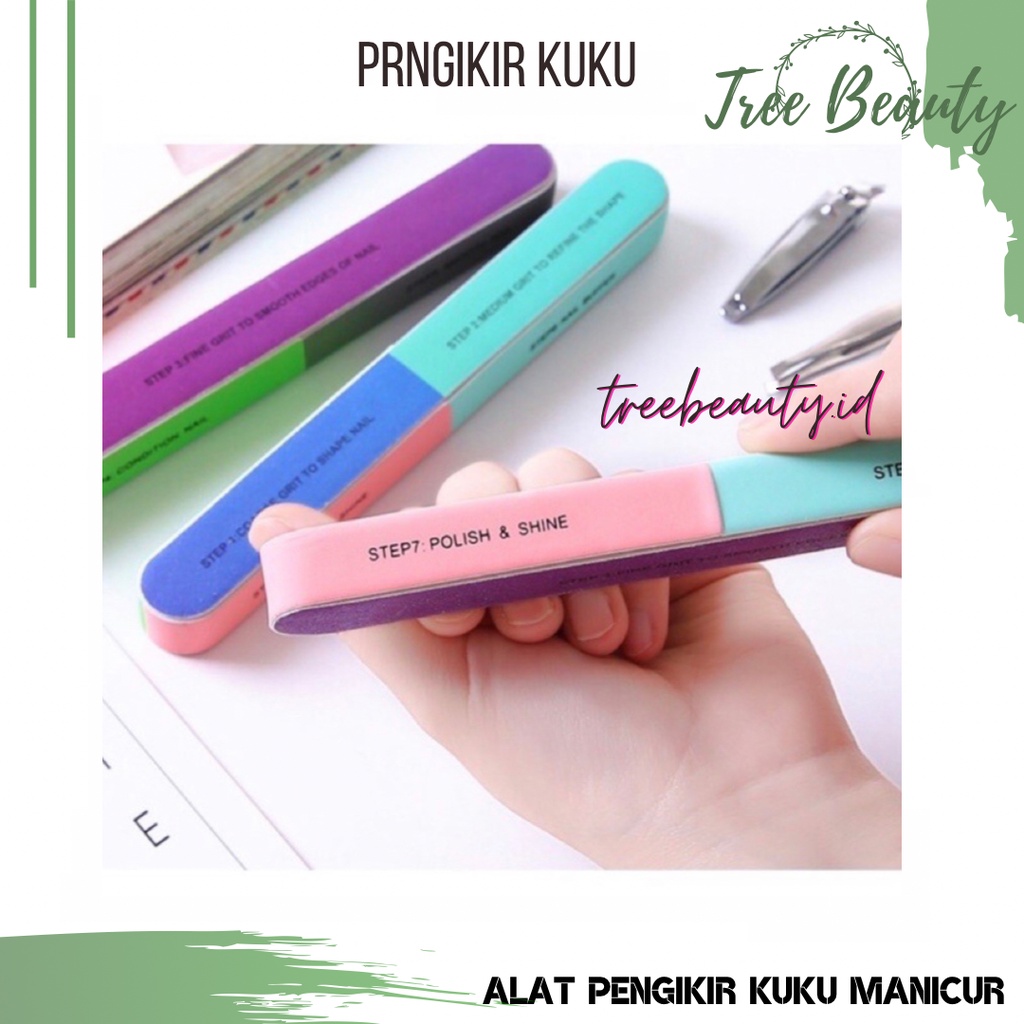 Jual Alat Amplas Kikir Kuku 7 in 1 / Pengikir Kuku Manicure Pedicure ...