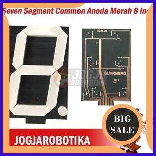 Jual accessories SEVEN SEGMENT MERAH 8 INCH 22676525 7 SEGMEN COMMON ...
