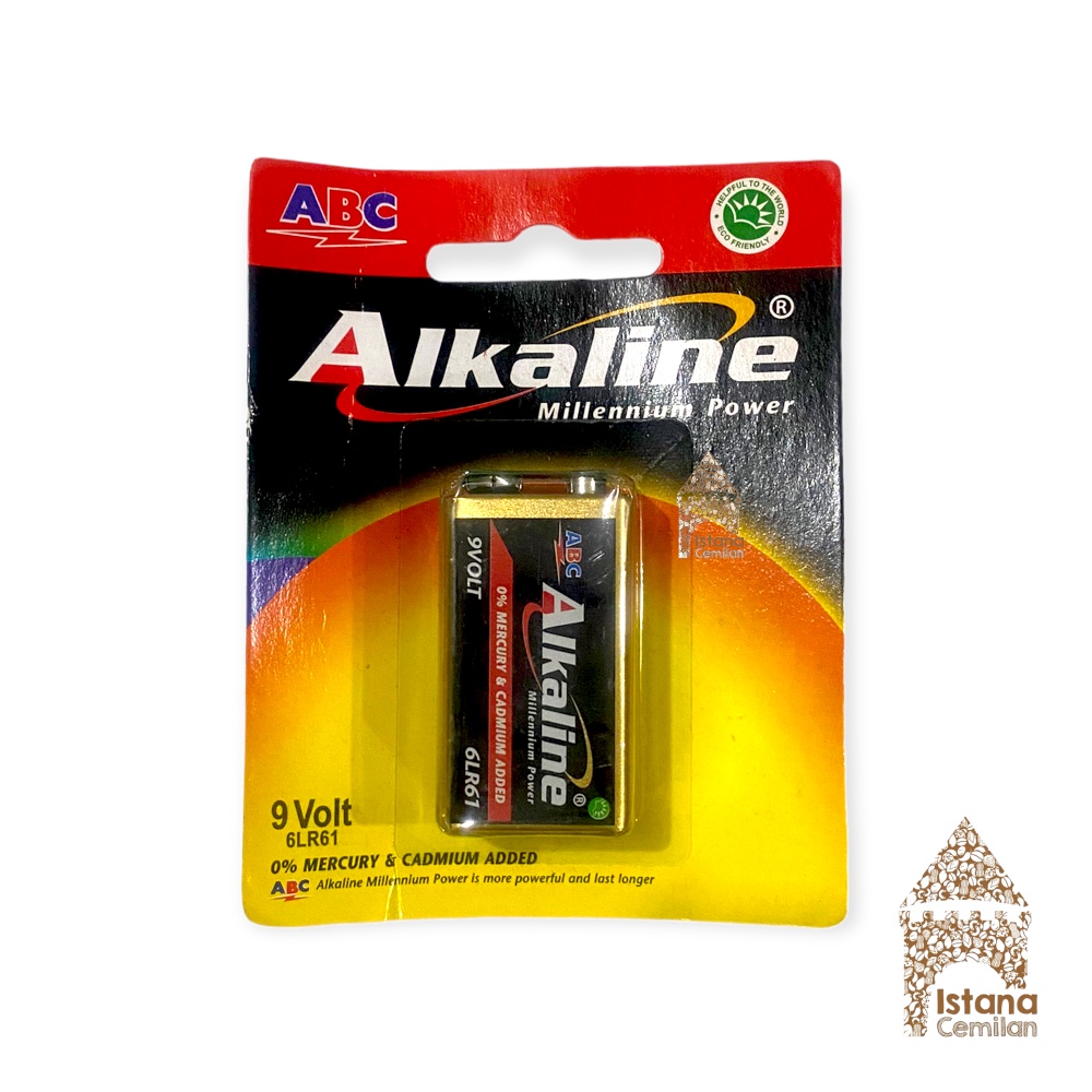 Jual ABC Alkaline Baterai 9V / 9 V / 9VOLT / 9 VOLT / Baterry KOTAK 9V ...
