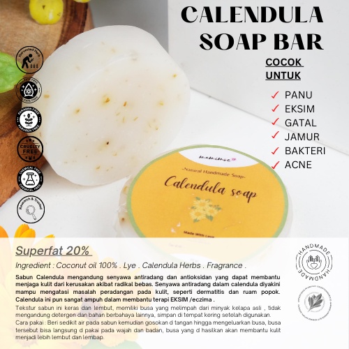 Jual Sabun calendula Sabun Eksim Sabun Eczima Sabun Natural Sabun Gatal ...