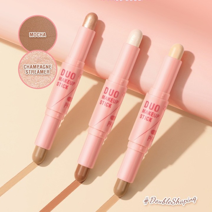 Jual PINKFLASH PF F21 Duo Make Up Stick - Double Shading Makeup Contour ...