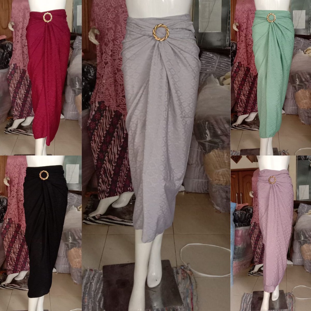 Jual Rok Lilit Polos Dobby Premium Modern Dan Aneka Warna Lainnya ...