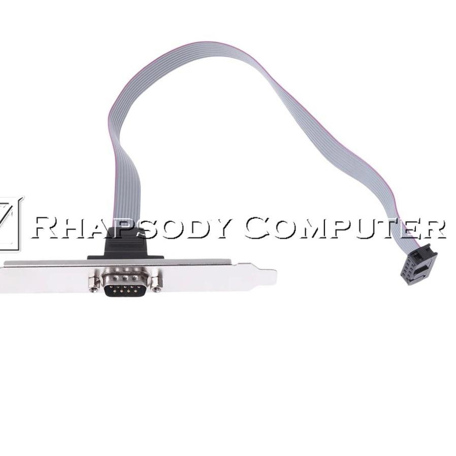 Jual Promo Kabel COM Serial RS232 DB9 9 Pin + Bracket to Mainboard ...