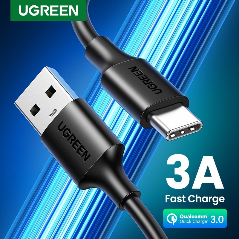 Jual Ugreen Kabel Data USB Type C QC Fast Charging 3A 1M - 100 Cm ...