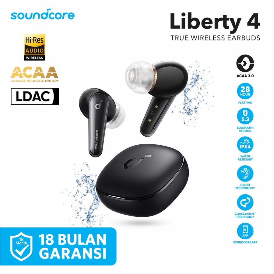 Jual Earphone TWS Anker Soundcore Liberty 4 | Shopee Indonesia