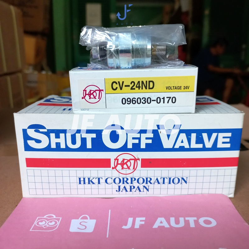 Jual SHUT OFF VALVE SWITCH BUSH PUMP HKT CV-24ND 24V 100% ORIGINAL ...