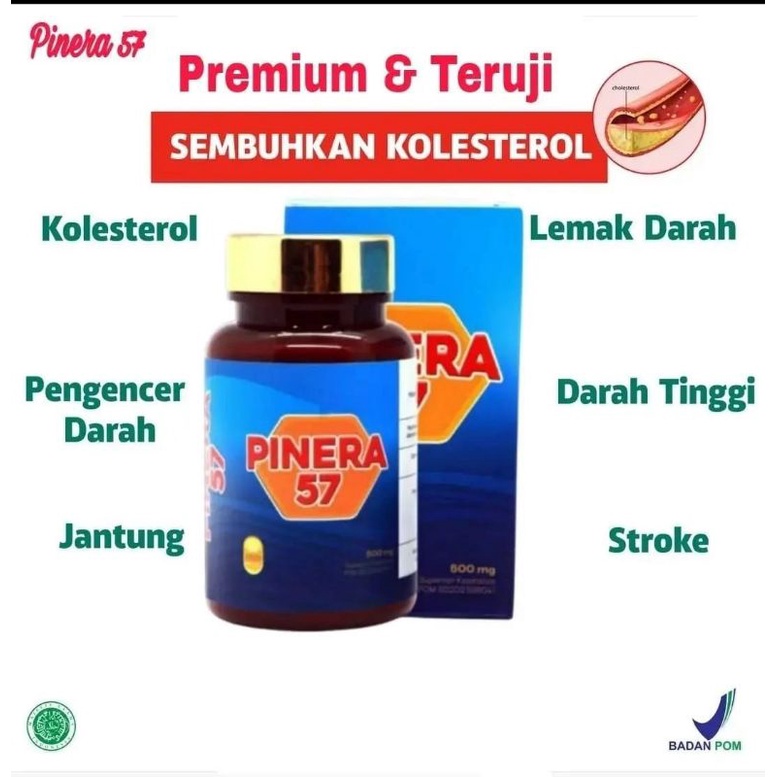Jual PINERA 57 100% ORIGINAL 2 Botol, per botol 30 Kapsul -Obat Herbal ...