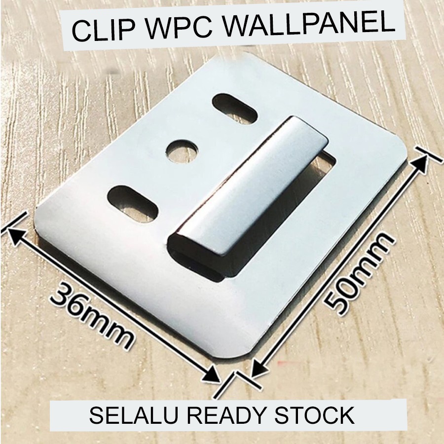 Jual Klip WPC Klip Wallpanel Clip WPC Clip Wallpanel Bahan Stainless ...