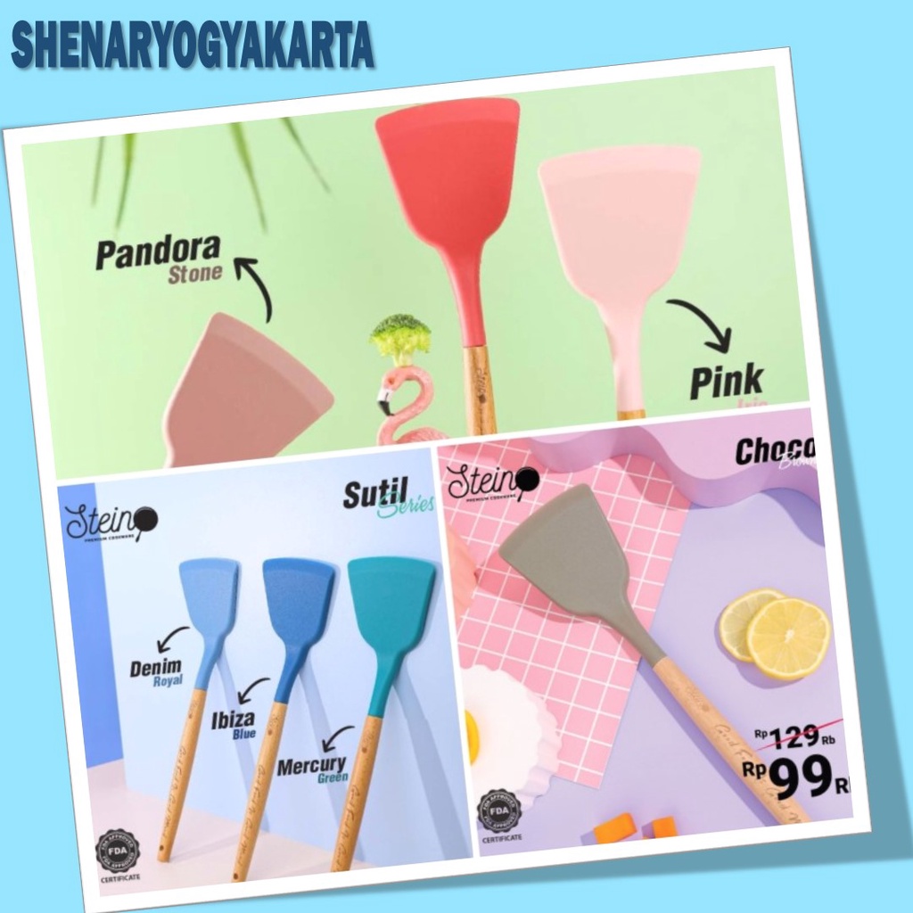 Jual ANEKA SPATULA SATUAN STEINCOOKWARE/SUTIL MASAK/ PENGADUK KUE ...