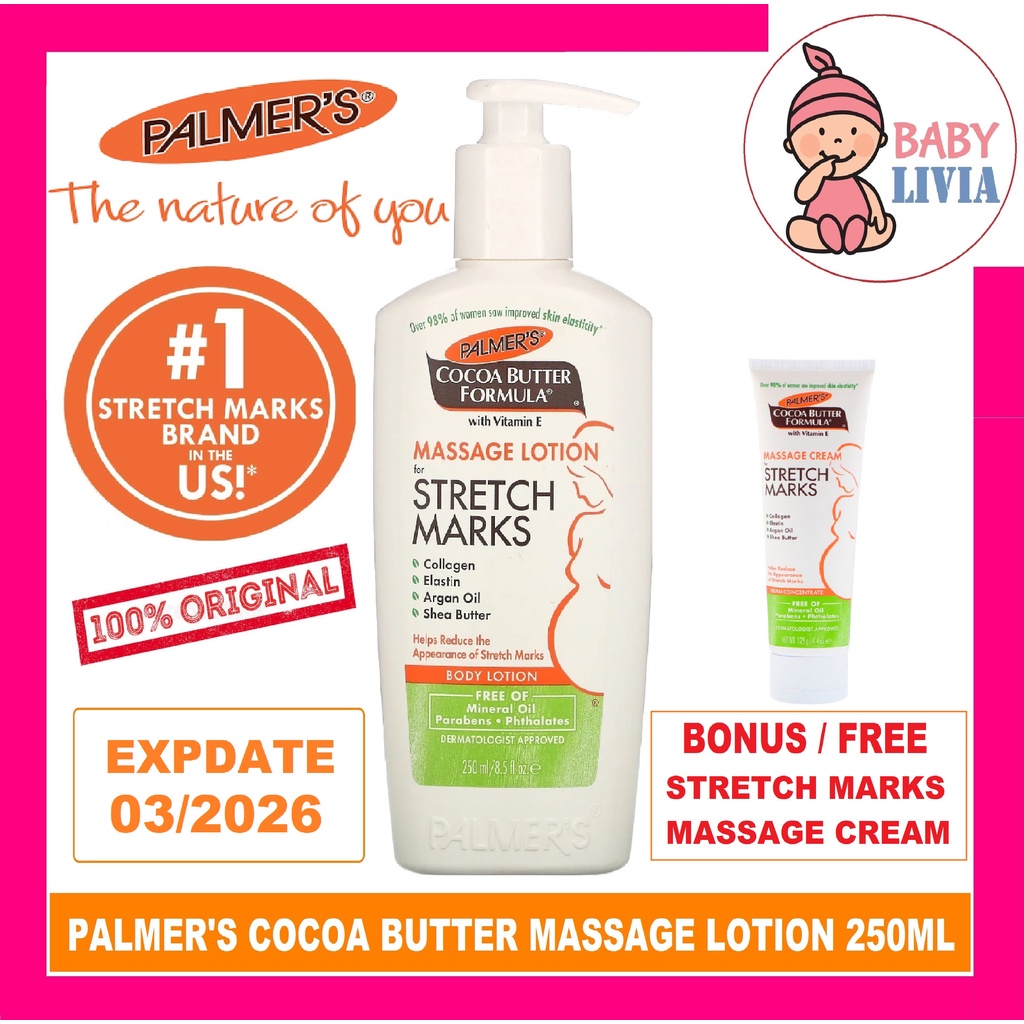 Jual Palmer Stretch Marks Palmers Cocoa Butter 250ml - ORIGINAL | Shopee Indonesia