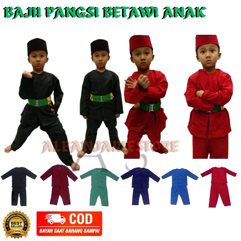 Jual Baju Setelan Pangsi Anak Terlengkap Baju Silat Anak (BAJU+CELANA ...