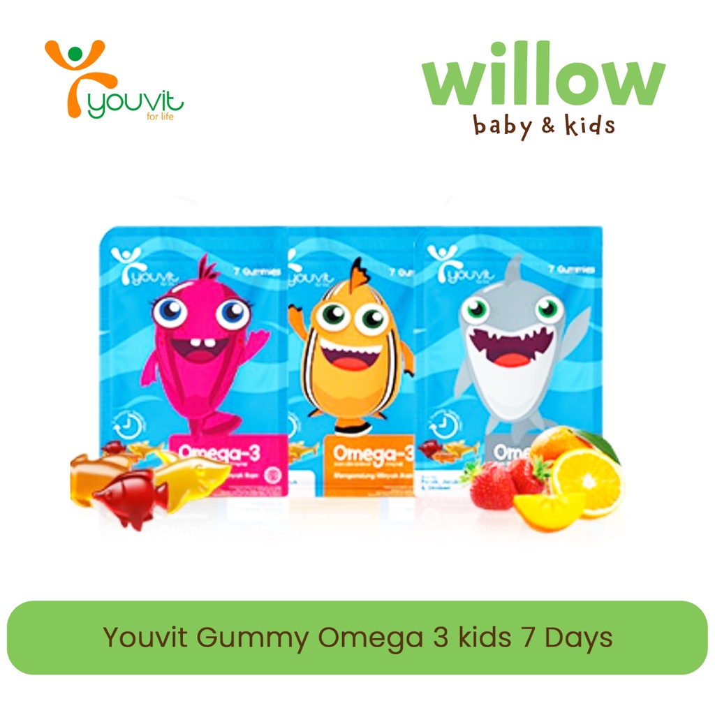 Jual Youvit Gummy Omega 3 kids 7 Days | Shopee Indonesia