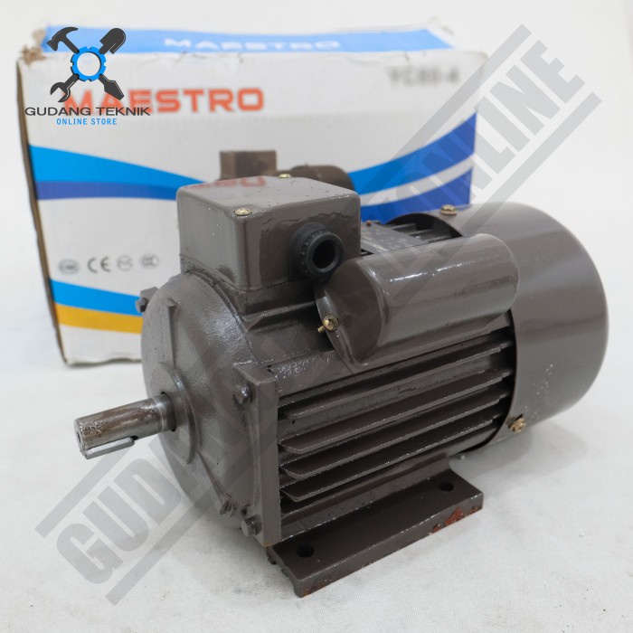 Jual Dinamo Motor Penggerak 1Hp 4P 1Ph 1400Rpm YC90S-4 MAESTRO / Elektro Motor Penggerak 1.00 Hp ...