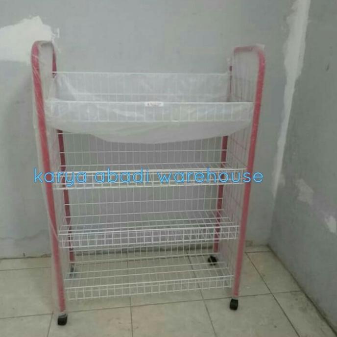 Jual Rak Chiki 4 Susun Master / Rak Serbaguna / Rak Jumbo / Rak Snack ...