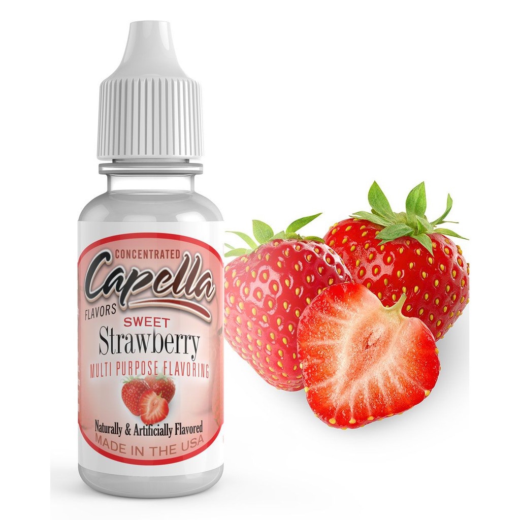 Jual Capella Sweet Strawberry 10ML FLAVOR PERASA MURAH | Shopee Indonesia