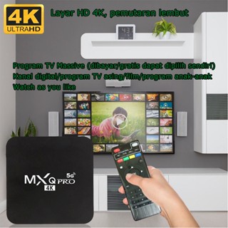 Jual MXQ Pro TV BOX Android 10.1 smart Set Top Box 4K 4GB+64GB Media ...