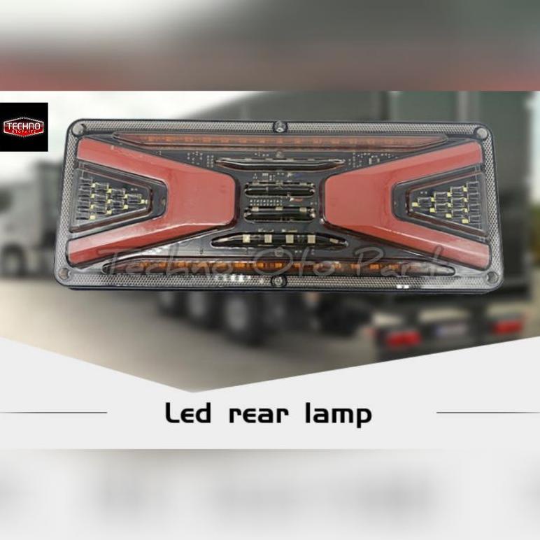 Jual Lampu Led Stop lamp Bak Truk 12v - 24v 40cm Universal 1set 2pcs | Shopee Indonesia