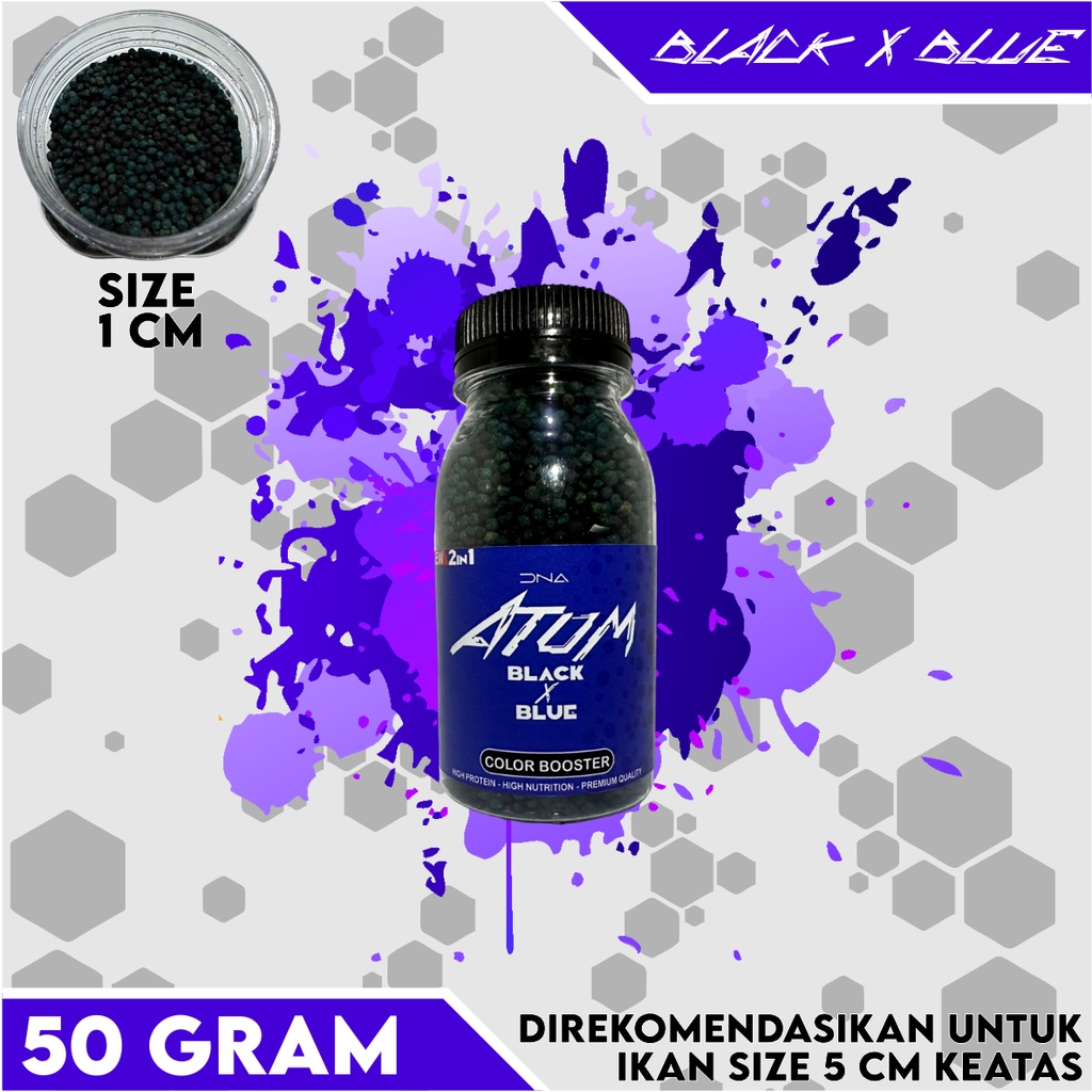 Jual PELET DNA ATOM X pakan premium untuk progres WARNA ikan bisa untuk ...