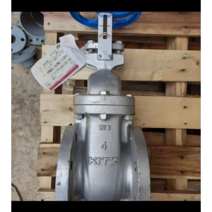Jual Gate Valve Kitz 6" inch Flange JIS 10k Cast Iron Ori Kitz | Shopee Indonesia