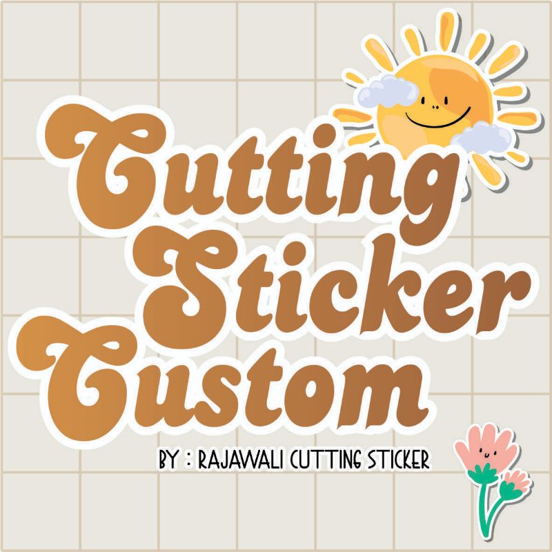 Jual Cutting Sticker Custom Nama dan Logo | Shopee Indonesia