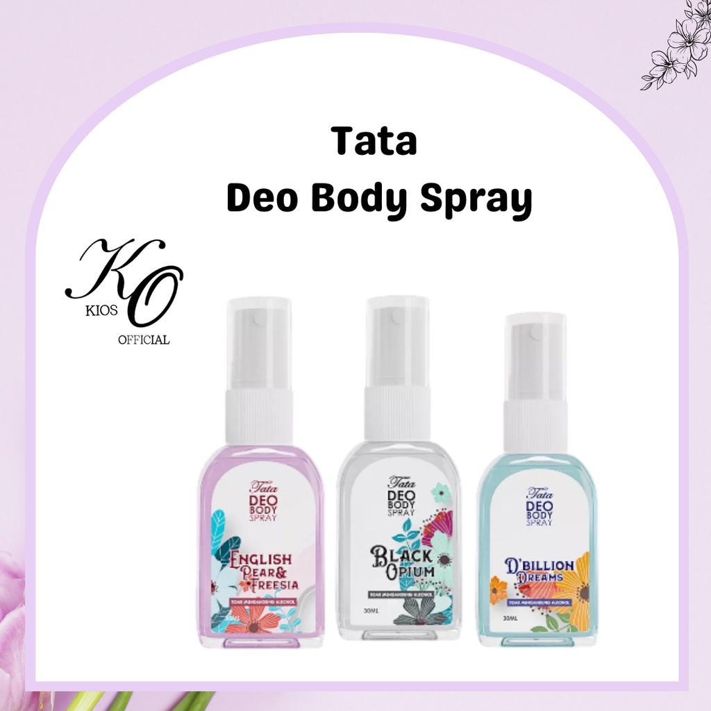 Jual Tata Deo Bio Spray Black Opinium | D'Billion Dreams | English Pear ...