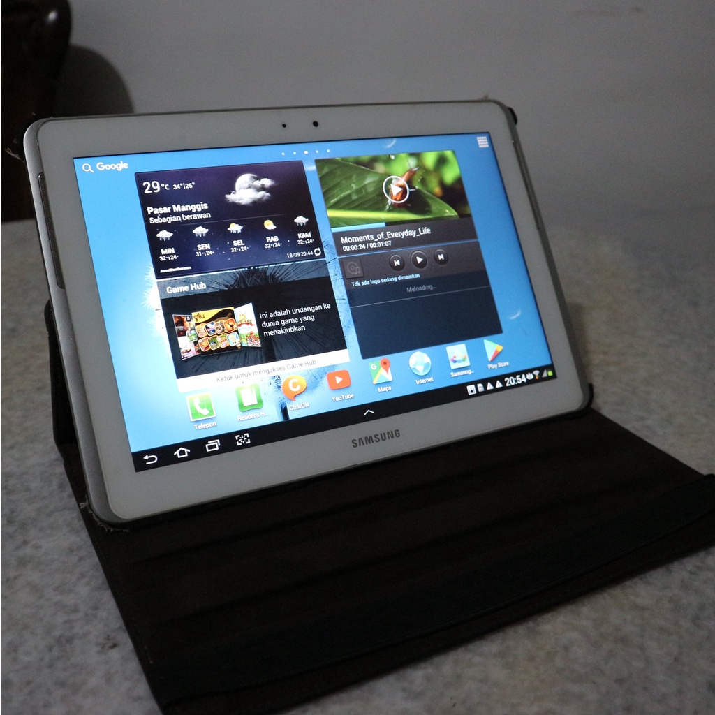 Jual TABLET MURAH SAMSUNG 12 INCI (Disertai Casing & Casan) | Shopee ...