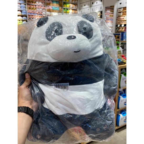 Jual Miniso X We Bare Bears Cushion - Panda | Shopee Indonesia