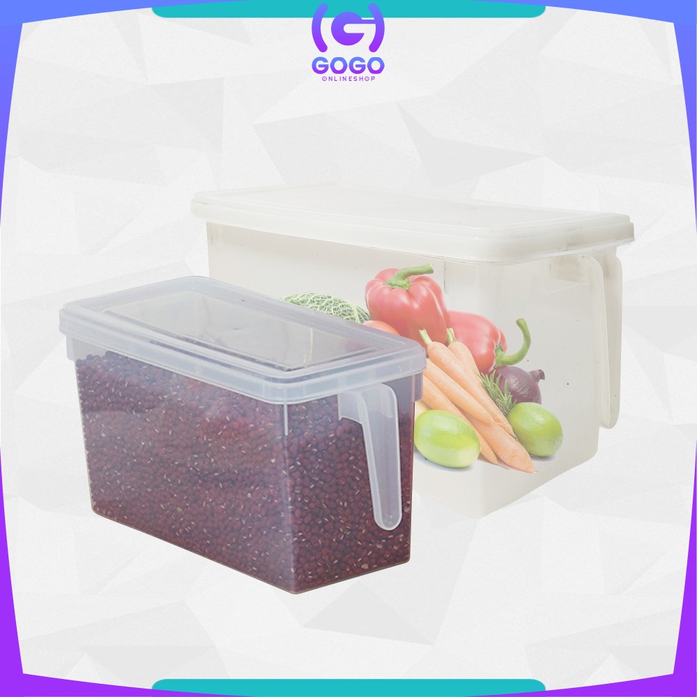 Jual GOGO-C806 Kontainer Makanan Kulkas Food Storage Box Ada Pegangan ...