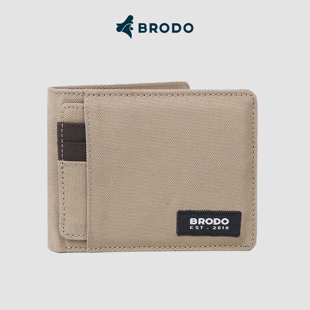 Jual BRODO - Dompet Poki Poly Wallet Khaki | Shopee Indonesia