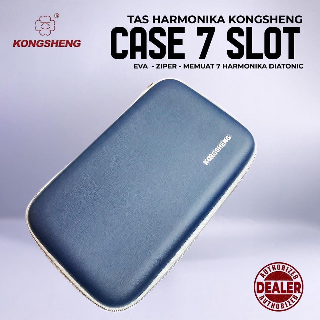 Jual Hard Case Tas Harmonica Harmonika Kongsheng Isi 7 Harmonica ...