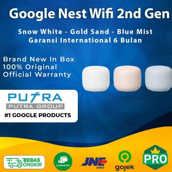 Jual (Original) Google Nest Wifi - Google Wifi Mesh Gen 2 - Google ...