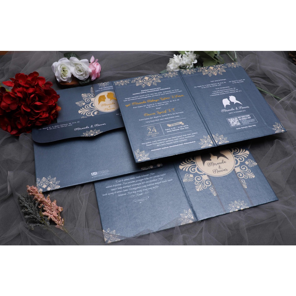 Jual Undangan Double Hard Cover Amplop | Shopee Indonesia