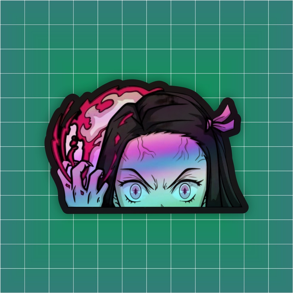 Jual Sticker Anime Kimetsu No yaiba Nezuko Sticker case hp & laptop ...