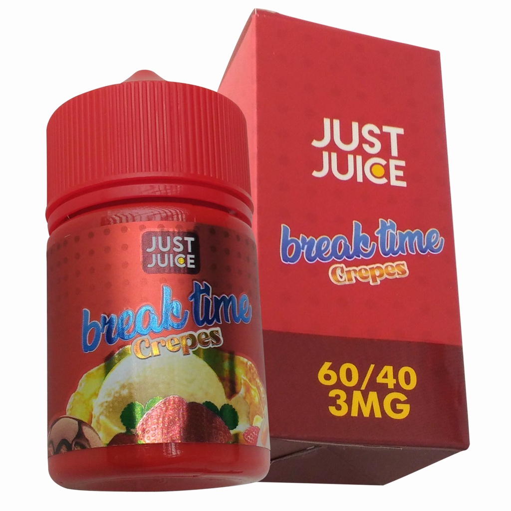 Jual Liquid Just Juice Break Time Straw Peanut Butter 60ML By Justjuice ...
