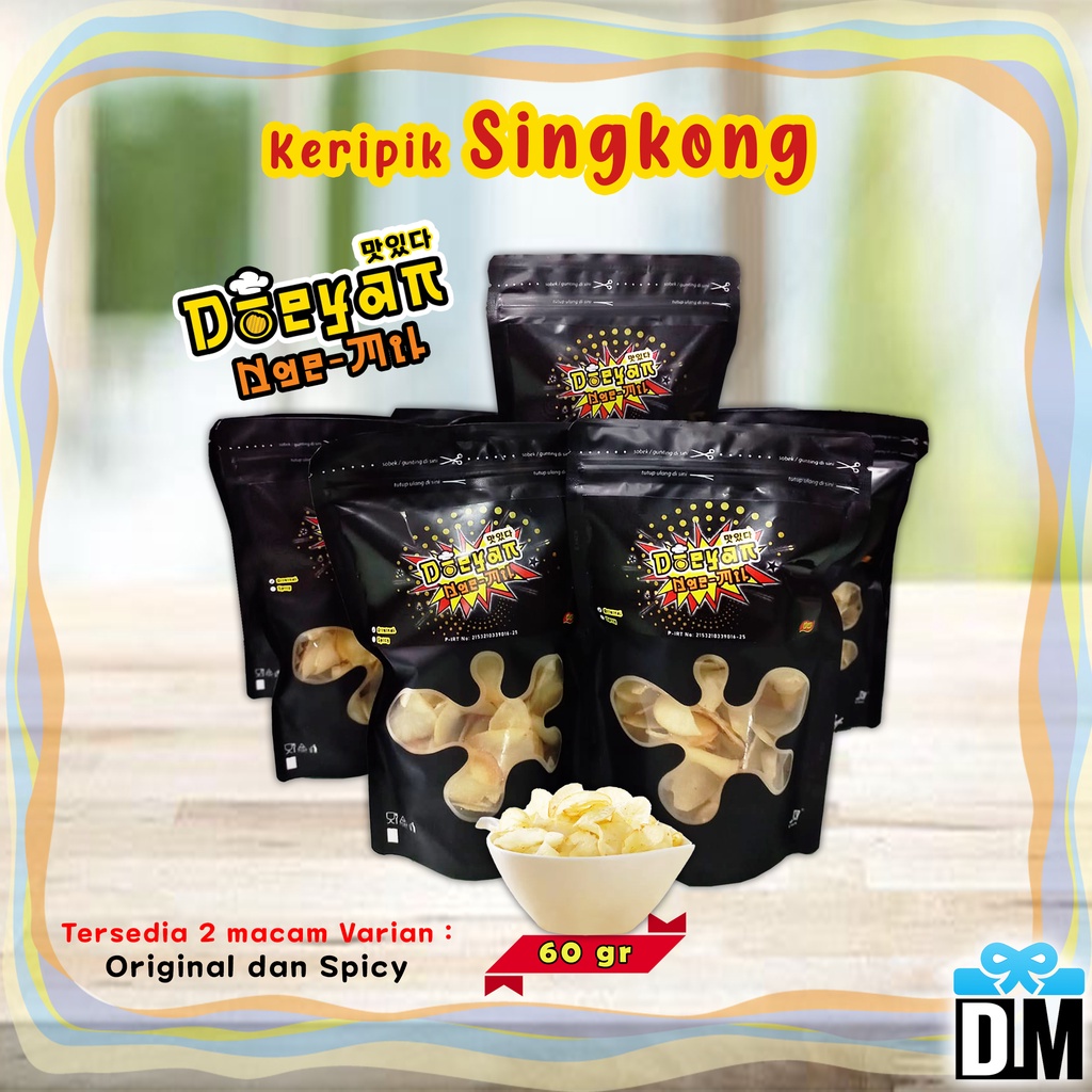 Jual Snack Keripik Korea Original Asin Pedas Singkong Asin Makanan ...