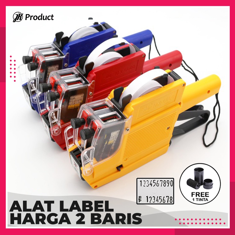 Jual Alat Cetak Stempel Label Harga 2 Baris Angka-Angka | Shopee Indonesia