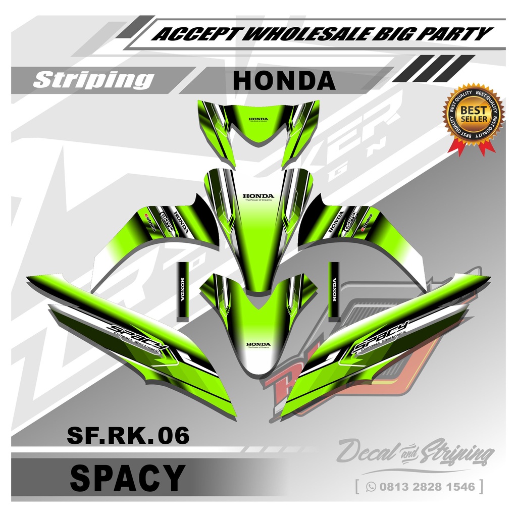 Jual Sticker Decal Spacy - Sticker Decal Full Body Motor Spacy. RK.06 ...