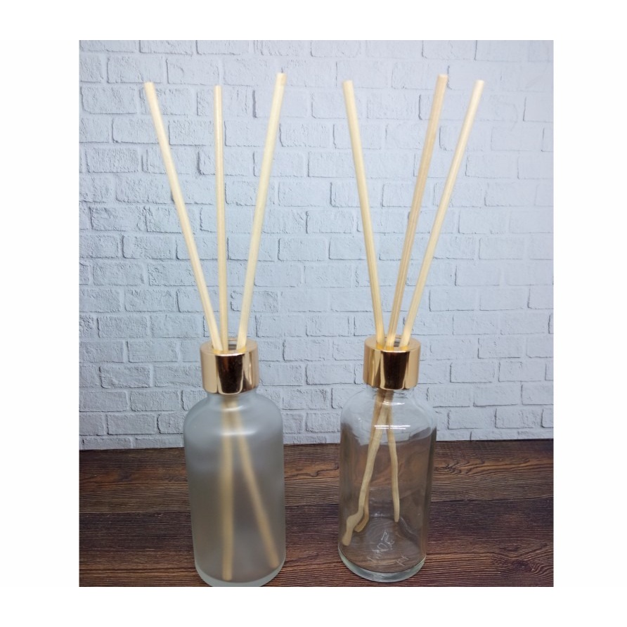 Jual Botol Kaca Reed Diffuser 50ml Botol Kaca Clear Frosted - 3 Stik ...