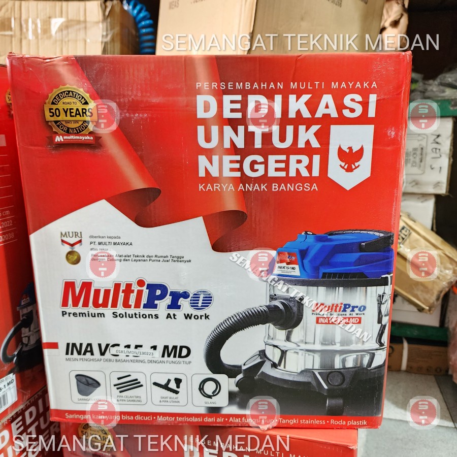 Jual INA VC15-1MD MESIN VACUUM CLEANER SEDOT 15 LITER MULTIPRO VC 15-1 MD | Shopee Indonesia