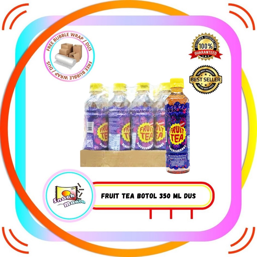 Jual Sosro Fruit Tea Blackcurrant Bottle 350 ml x 12 pcs DUS Teh Botol | Shopee Indonesia