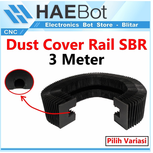 Jual [HAEBOT] Dust Cover Rail CNC SBR SBR16 SBR20 SBR25 Penutup tahan ...
