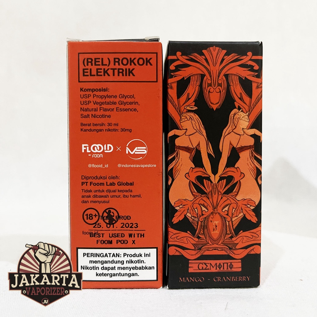 Jual [SALT] FOOM GEMINI ZODIAC SERIES SALTNIC 30ML 30MG BY FOOM LAB ...
