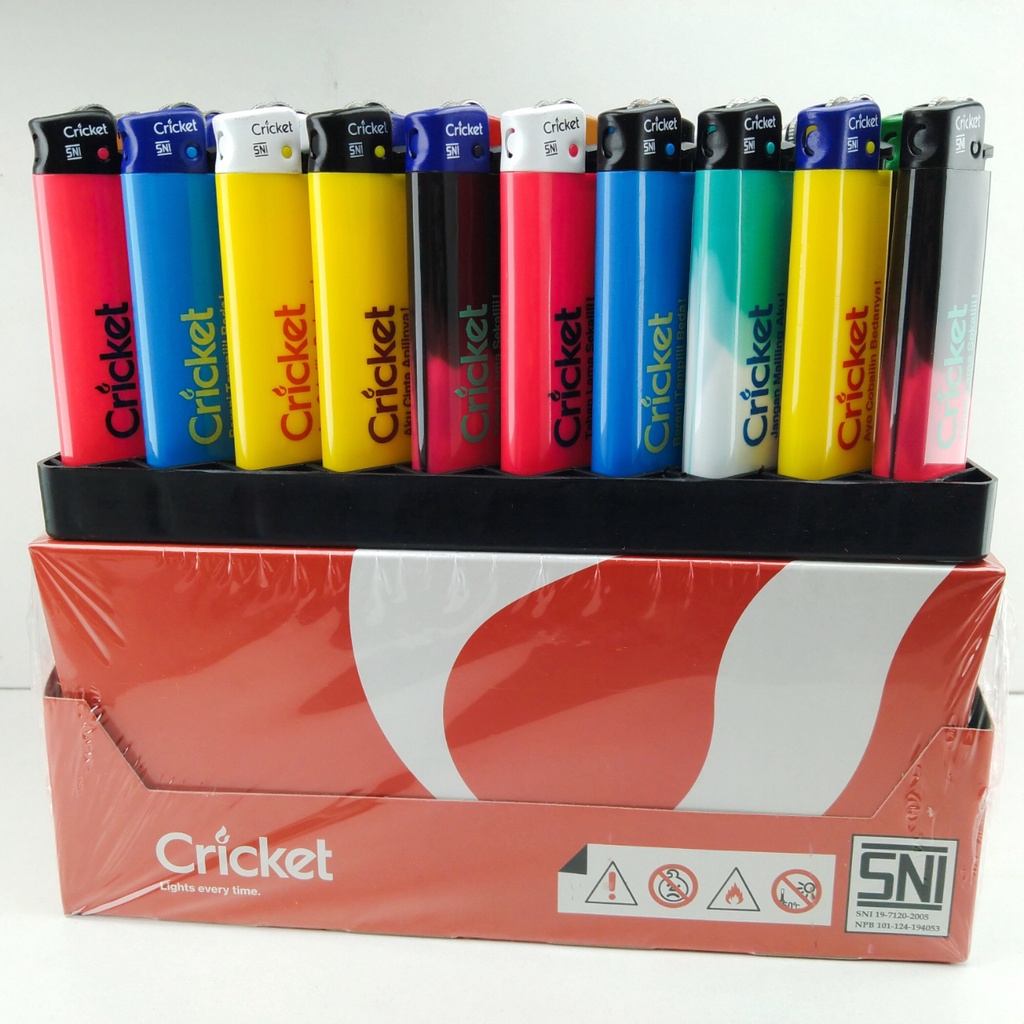 Jual KOREK API KOREK GAS PEMANTIK KOREK CRICKET FUSION MALAYSIA (50PCS ...