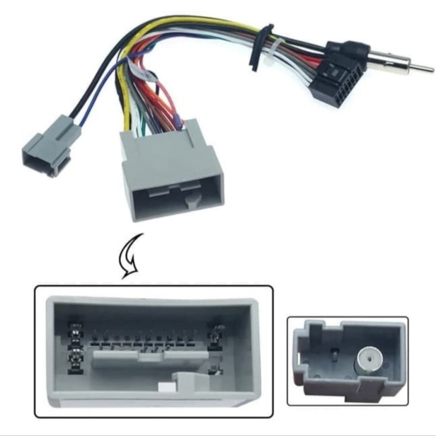 Jual Soket Head Unit Android HONDA JAZZ brio mobilio brv lama | Shopee ...