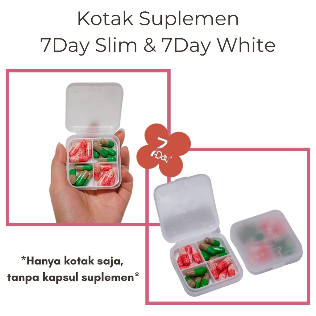 Jual Kotak Obat Mini/Box Travel 4 Sekat | Shopee Indonesia